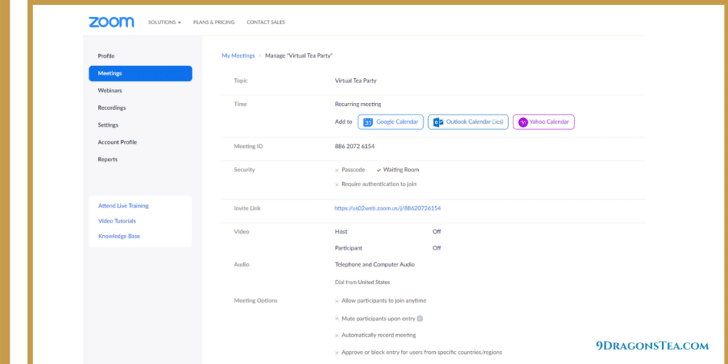 6-Steps To Host a Virtual Tea Party! Pro Tips w. Zoom Setup